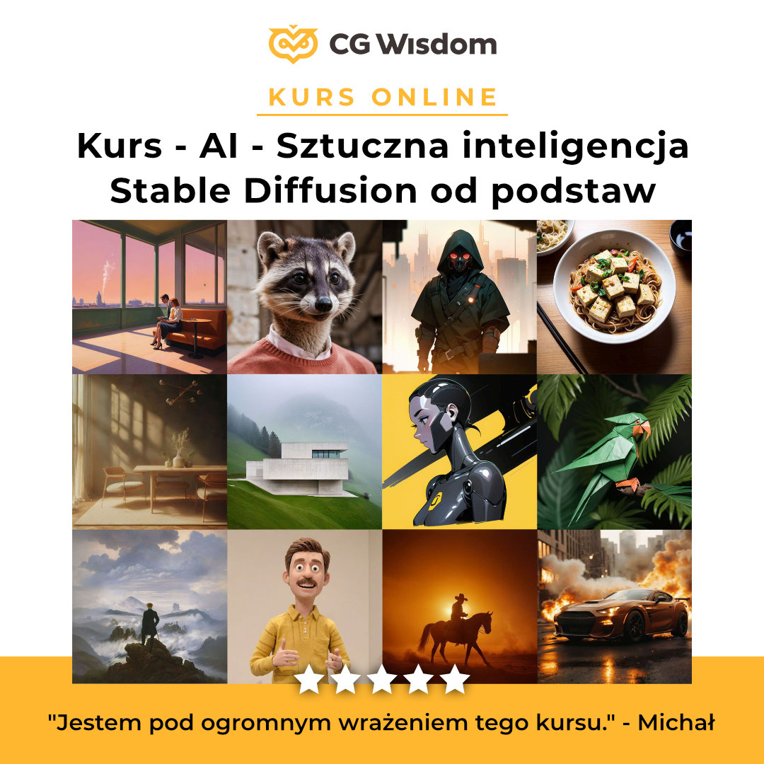 ᐈ Kurs - AI - Sztuczna inteligencja - Stable Diffusion od podstaw kurs wideo, szkolenie online ...